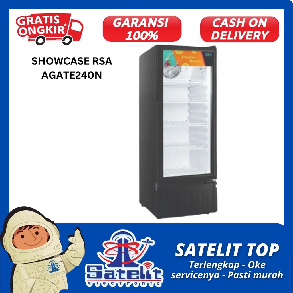 Jual SHOWCASE / DISPLAY COOLER RSA AGATE 240 N / PROMO | Shopee Indonesia
