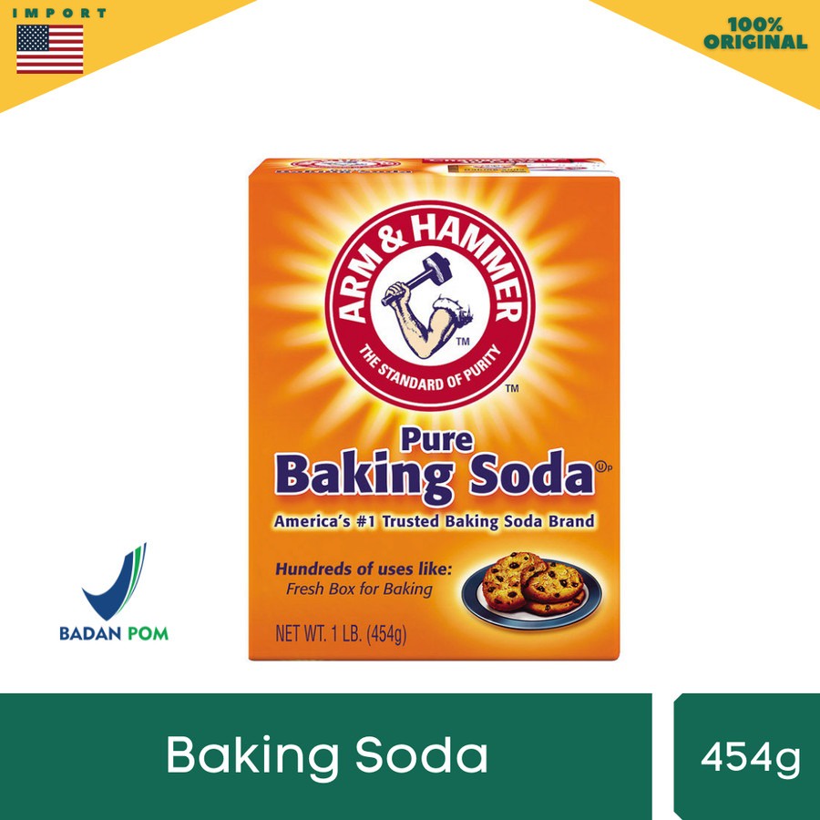 Jual BAKING SODA MERK Arm & Hammer Baking Soda 454GR USA Import ...