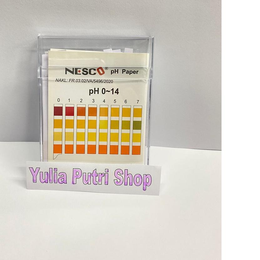 Jual Kertas PH Nesco / PH Paper / Lakmus Mengetahui Kadar Air ( Asam ...