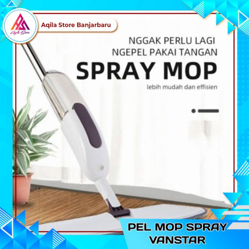 Jual Pel semprot / Alat pel lantai semprot otomatis water spray mop ...