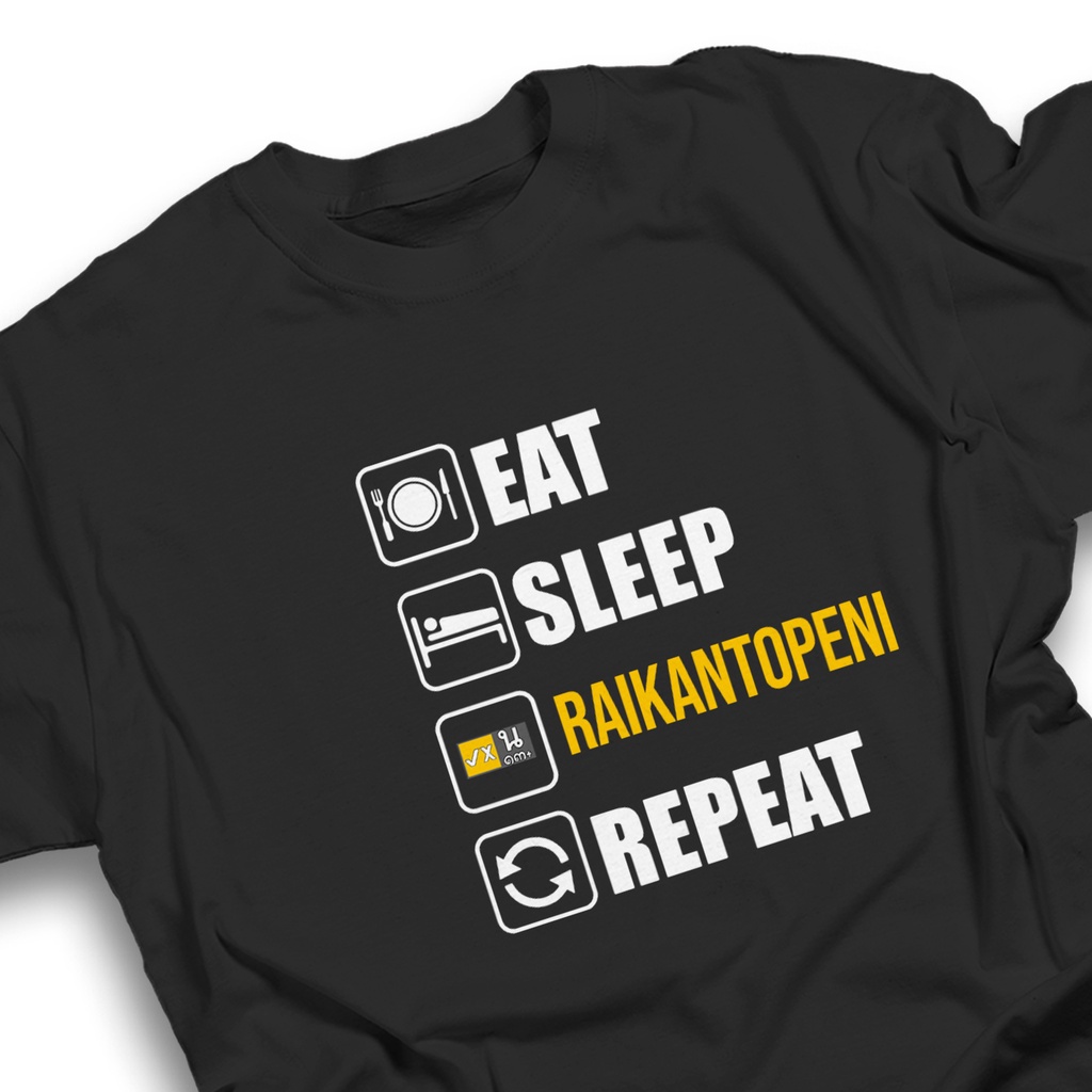 Jual EAT SLEEP RAIKANTOPENI kaos polos kaos design custom request ...