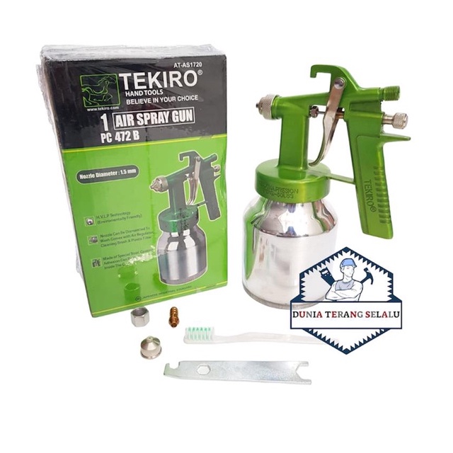 Jual Air Spray Gun TEKIRO 472 B Tabung Bawah 750 ml - Semprotan Cat ...