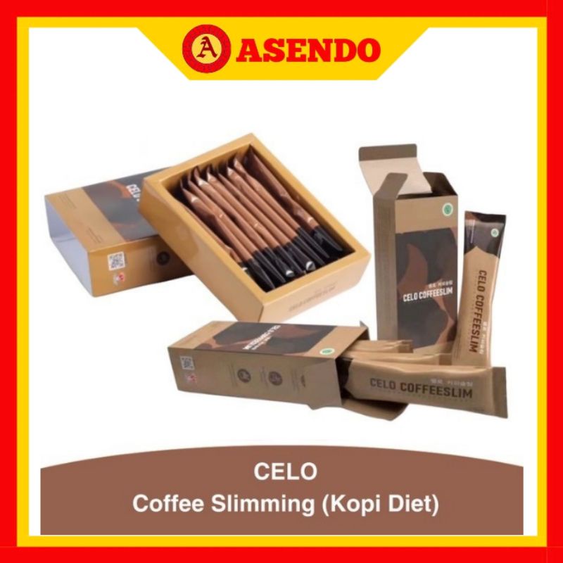 Jual CELO COFFEE SLIM ( ISI 5 DAN 10 SACHET) || ASENDO | Shopee Indonesia