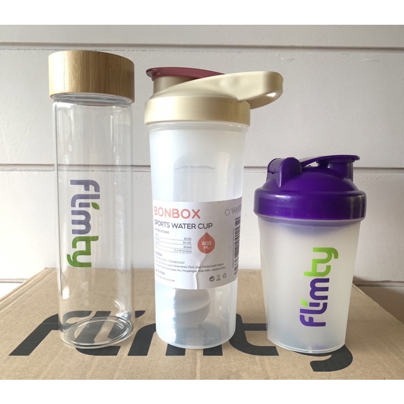 Jual BONBOX Botol Minuman Shaker Flimty - Flimeal - BYT - Bc50 | Shopee ...