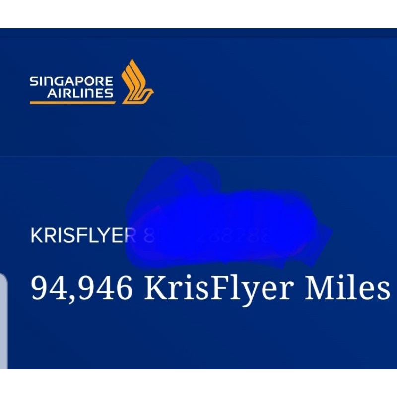 Jual krisflyer miles singapore airlines | Shopee Indonesia