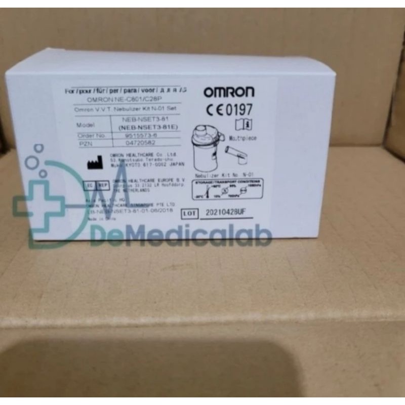 Jual Nebulizer Kit Set Original Omron For NE C801 Tempat Obat Nebu NEC ...