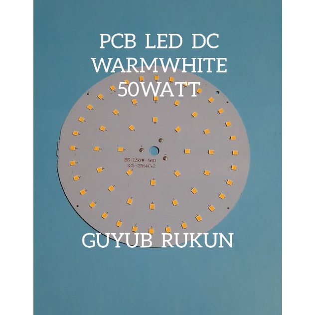 Jual PCB LED DC 50WATT WARMWHITE/KUNING | Shopee Indonesia