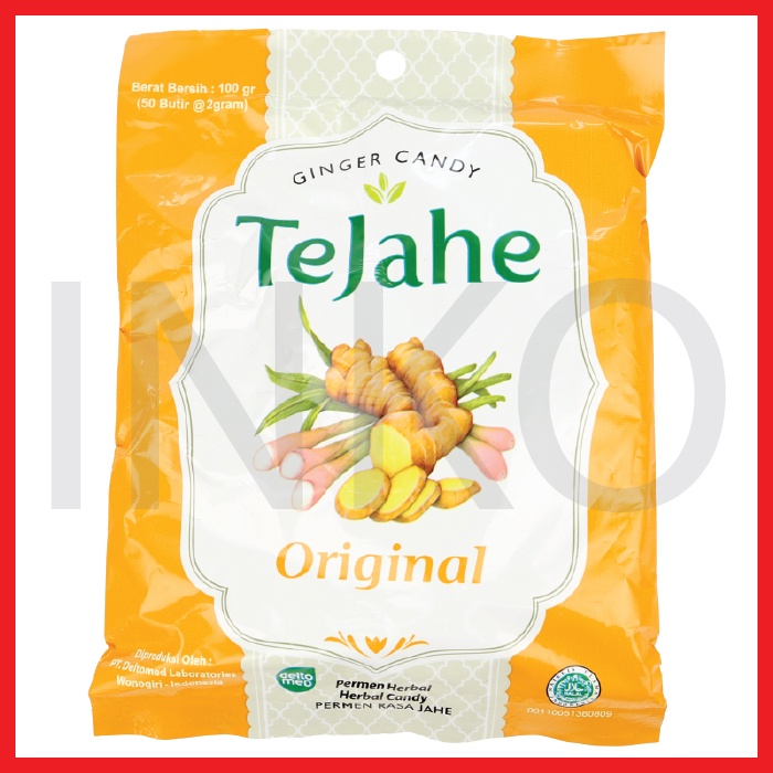 Jual TEJAHE PERMEN JAHE RASA ORIGINAL 50X2GR | Shopee Indonesia