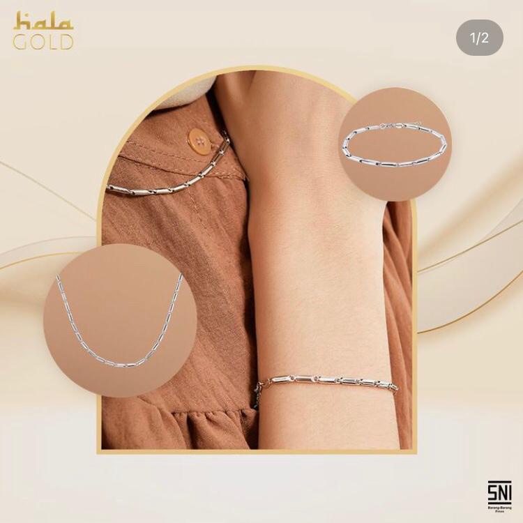 Jual Gelang Hala Gold Gala Collections BC210292 | Shopee Indonesia