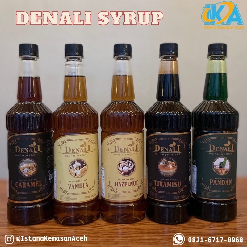 Jual Denali Syrup Berbagai Varian Rasa 750ml | Shopee Indonesia