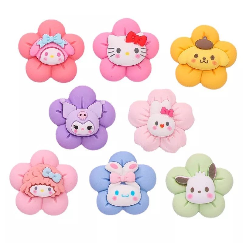 Jual Resin Clay Sanrio Flower Dof Kaca | Shopee Indonesia