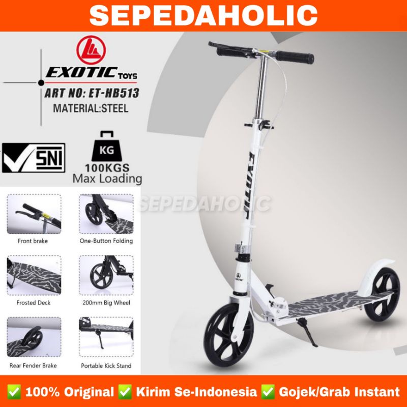 Jual Scooter EXOTIC ET HB 513 / 511 / 512 / ST 2022 Skuter Otoped Anak ...