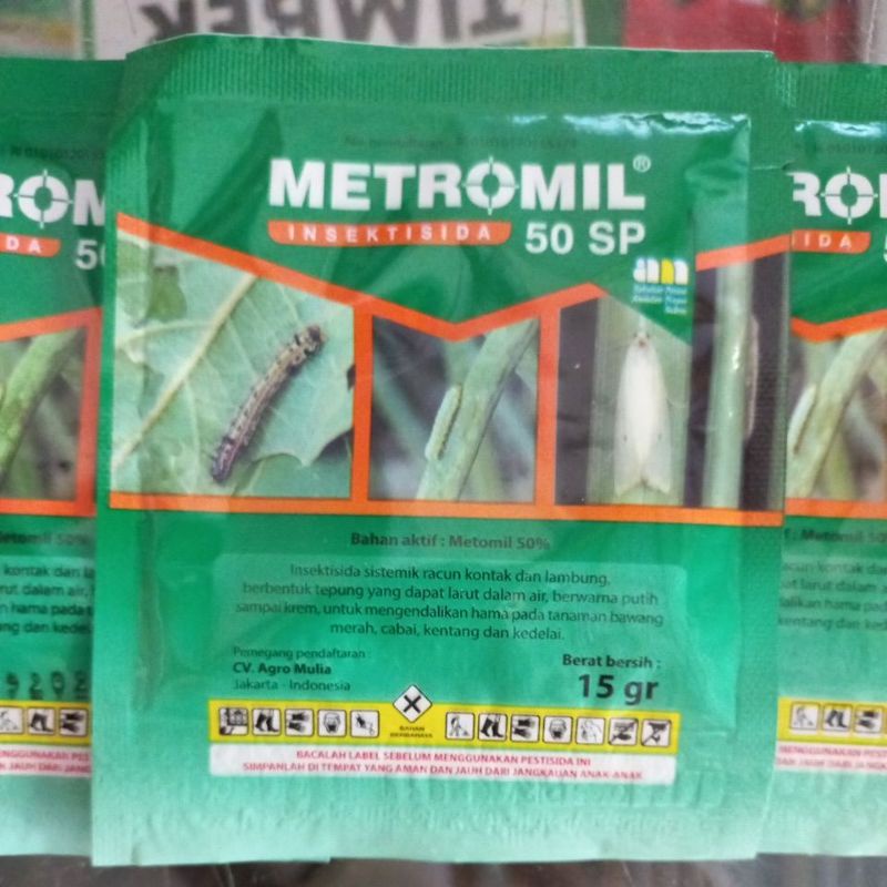 Jual Insektisida METROMIL 50SP 15 Gram Metomil | Shopee Indonesia