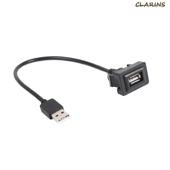 Jual Kabel Adapter Extension Usb Port Panel Mount Dashboard Mobil Untuk ...