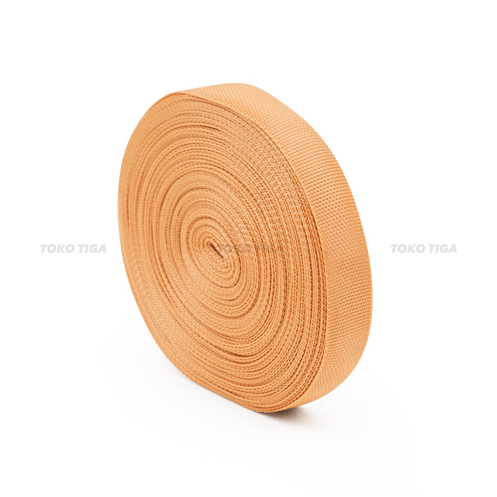 Jual Tali Webbing Tas Lebar 2 cm / Tali Bisban Nylon 30 Meter | Shopee ...
