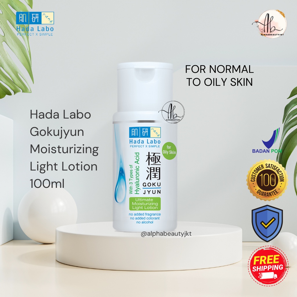Jual {BUY 1 GET 1} Hada labo Gokujyun Ultimate Moisturizing Light Lotion 100ml For Oily Skin ...