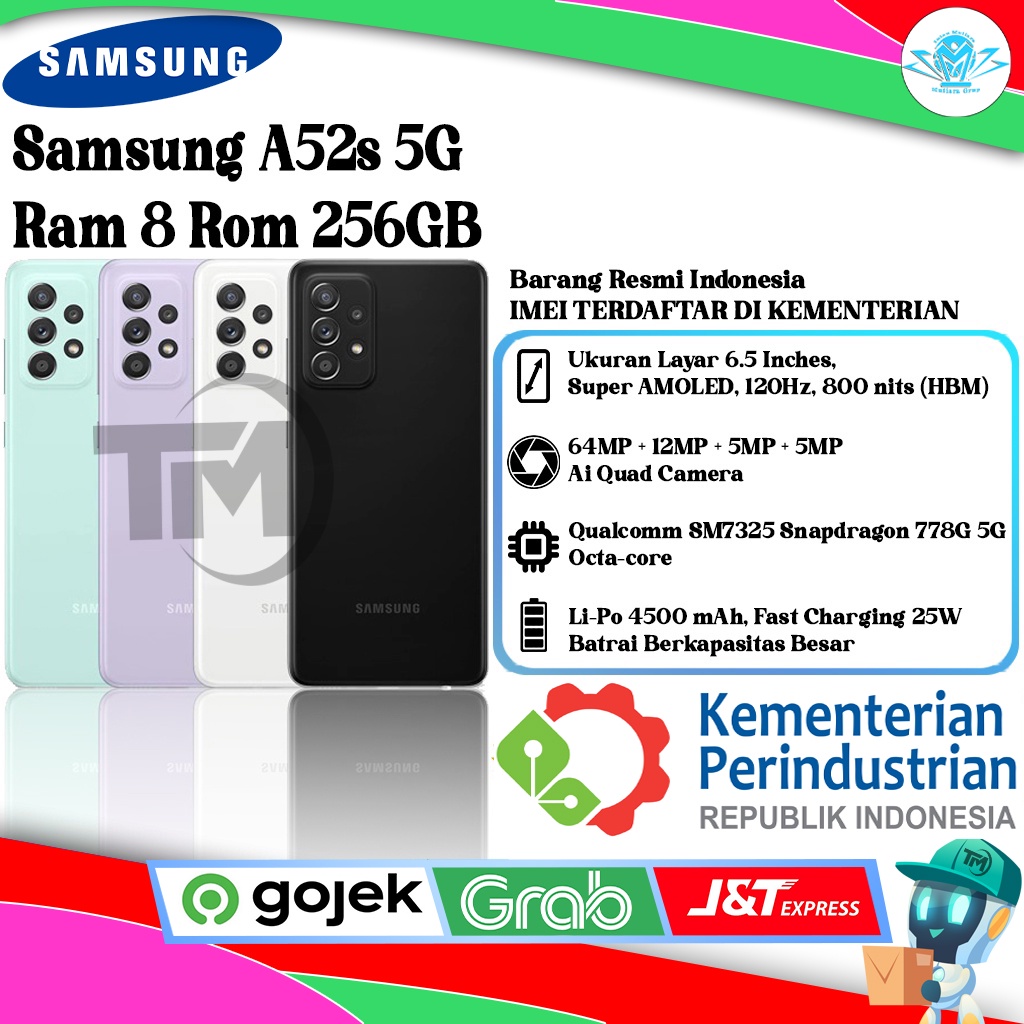 Jual Samsung A52s 5G Ram 8 Rom 256GB | Shopee Indonesia