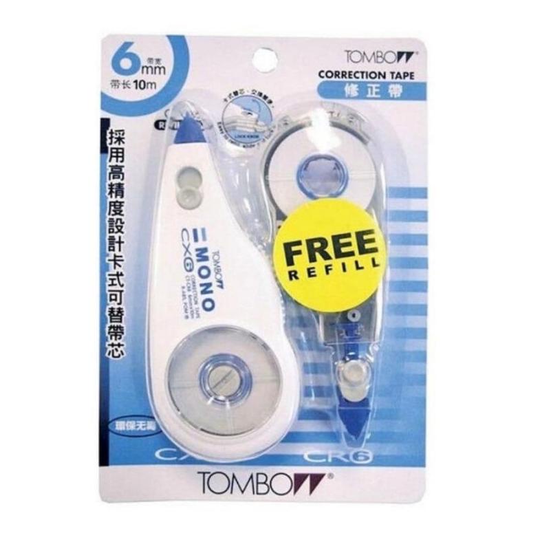 Jual Tombow Mono CR6 Correction Tape Tipex Roll 6mm x 12m Made In Japan ...