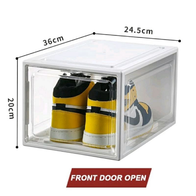 Jual Acrylic Shoe Box Storage / Kotak Sepatu Akrilik Transparan ...