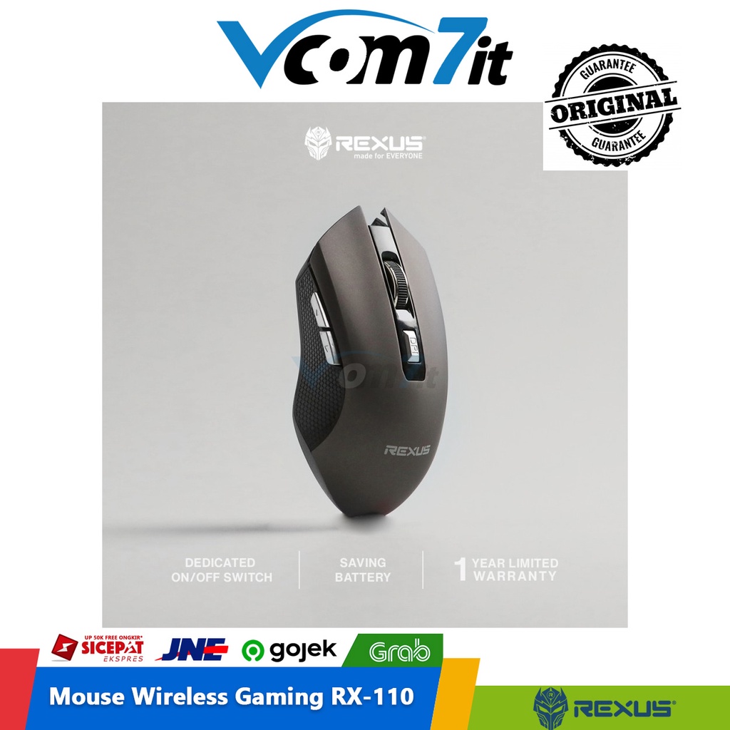 Jual Mouse Gaming Wireless Avenger Rexus RX110 / RX-110 6D | Shopee ...
