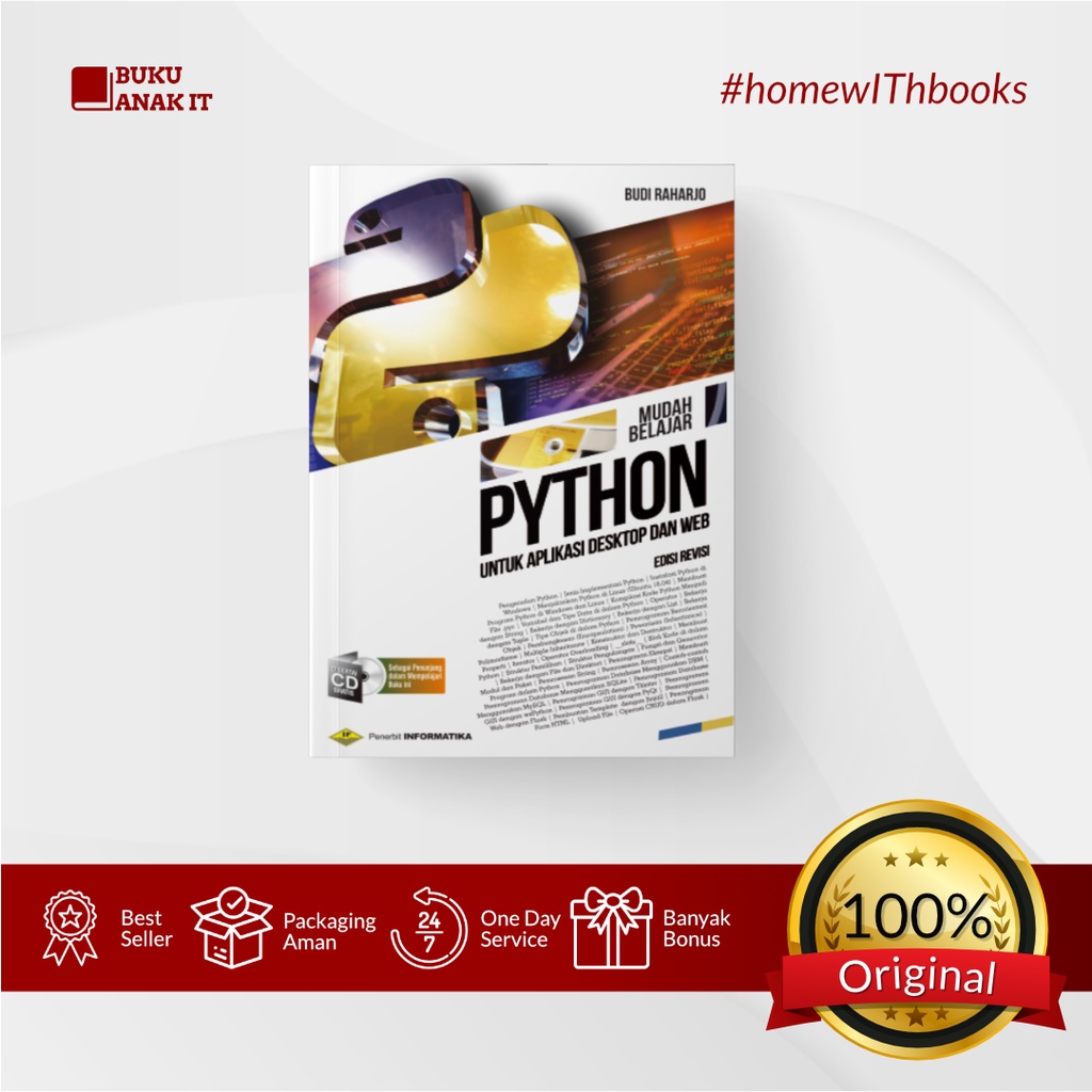 Jual BUKU MUDAH BELAJAR PYTHON UNTUK APLIKASI DESKTOP DAN WEB EDISI REVISI (PYTHON 3) | Shopee ...