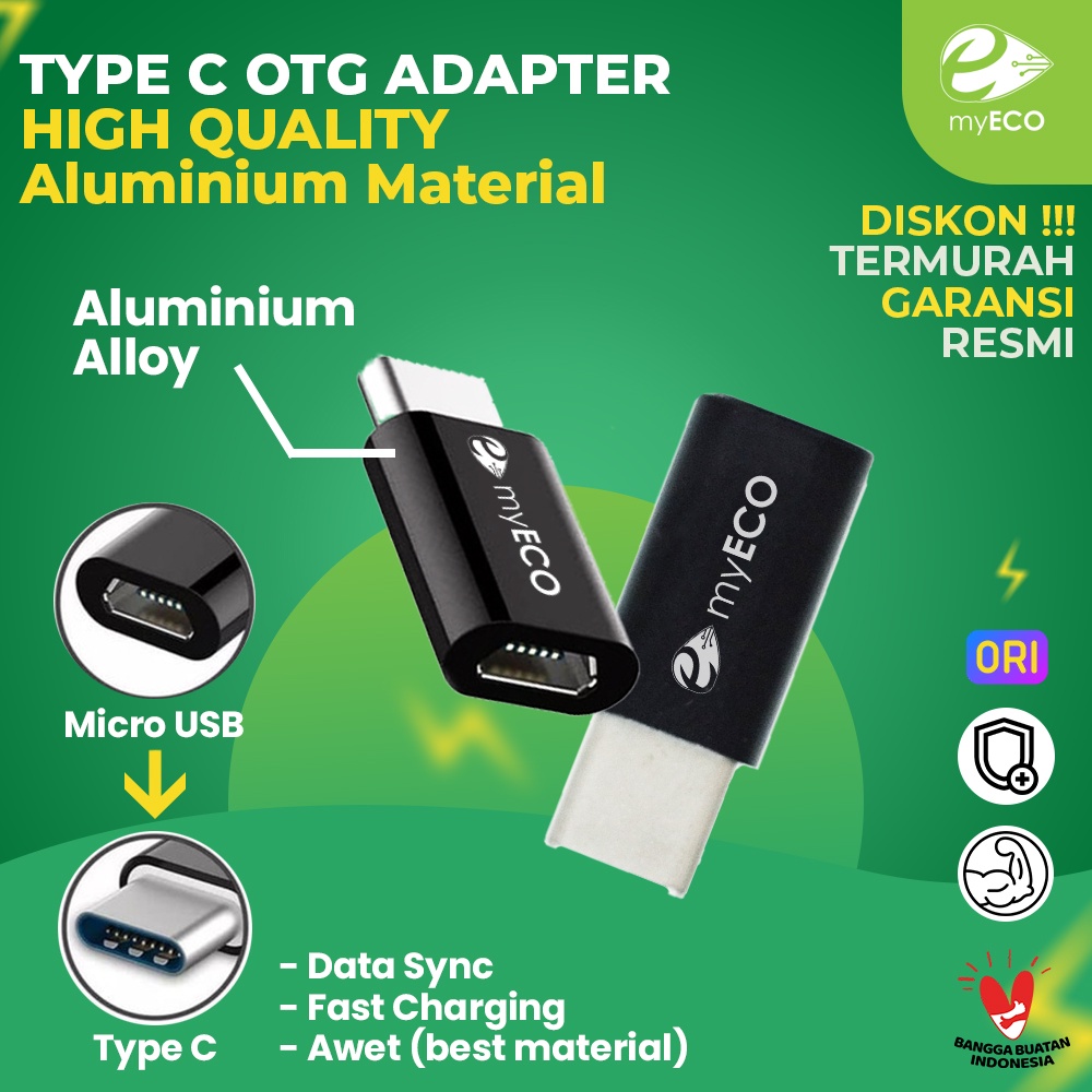 Jual Converter Konverter Micro usb female to ke Type C Male Adapter ...