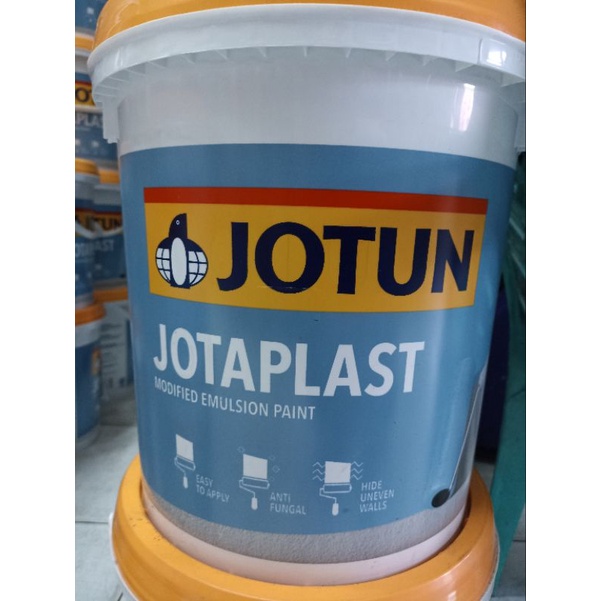 Jual Jotun Jotaplast 1 pail cat tembok warna putih tulang putih gading ...