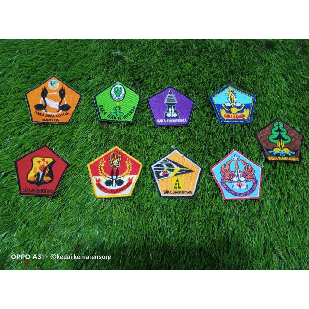 Jual BET SAKA PRAMUKA BORDIR (baca deskripsi) | Shopee Indonesia