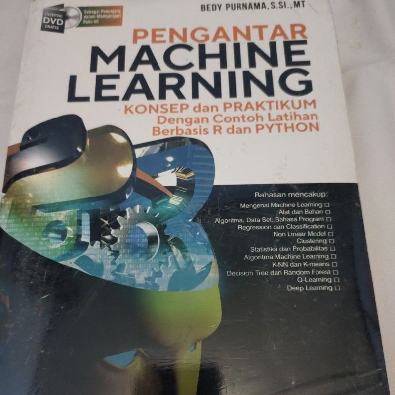Jual PENGANTAR MACHINE LEARNING KONSEP DAN PRAKTIKUM DENGAN CONTOH LATIHAN BERBASIS R DAN PYTHON ...