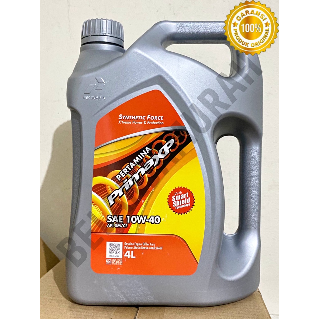 Jual Oli PRIMA XP SAE 10w-40 Galon / 4 Liter 100% ASLI | Shopee Indonesia