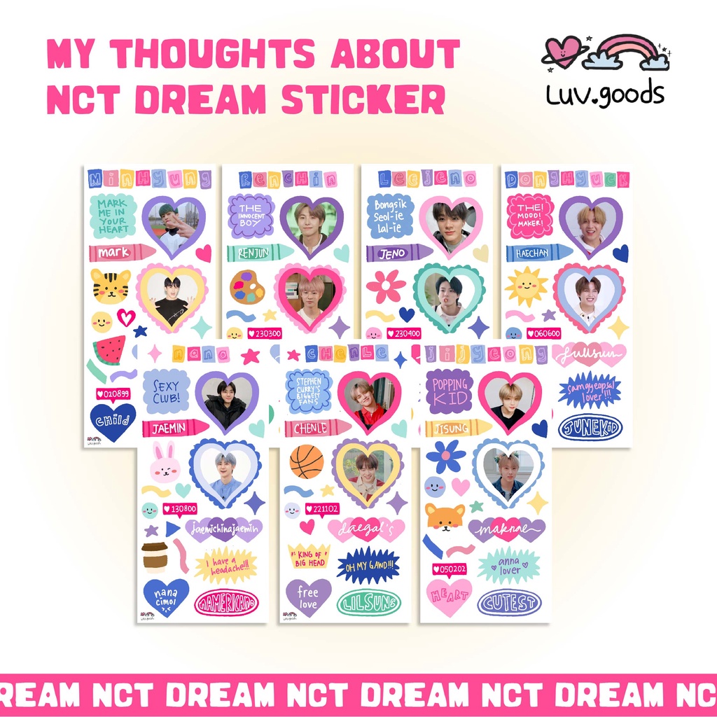 Jual no restock - ready min beli 2 pcs - my thoughts about: nct dream ...