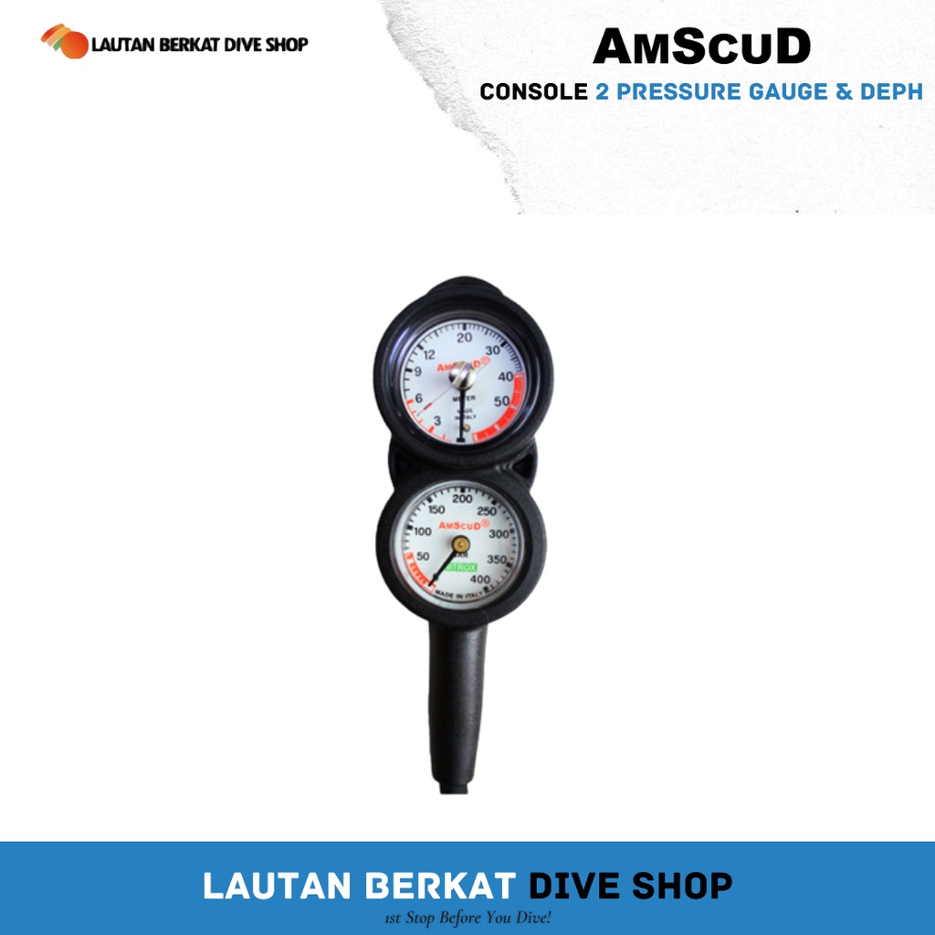 Jual CONSOLE 2 GAUGE PRESSURE + DEPTH GAUGE AMSCUD | Shopee Indonesia