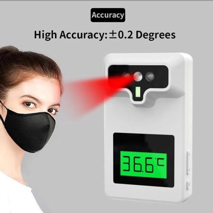 Jual Termometer Infrared Dinding non kontak Digital tembak wall mounted ...