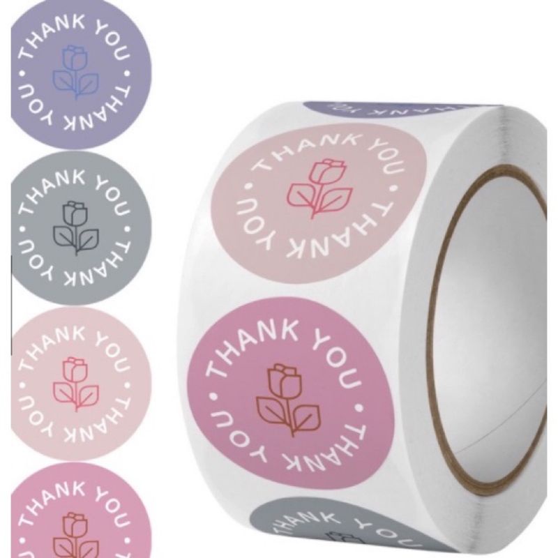 Jual Stiker Thank You Sticker Ucapan Terima Kasih Segel Souvernir ...