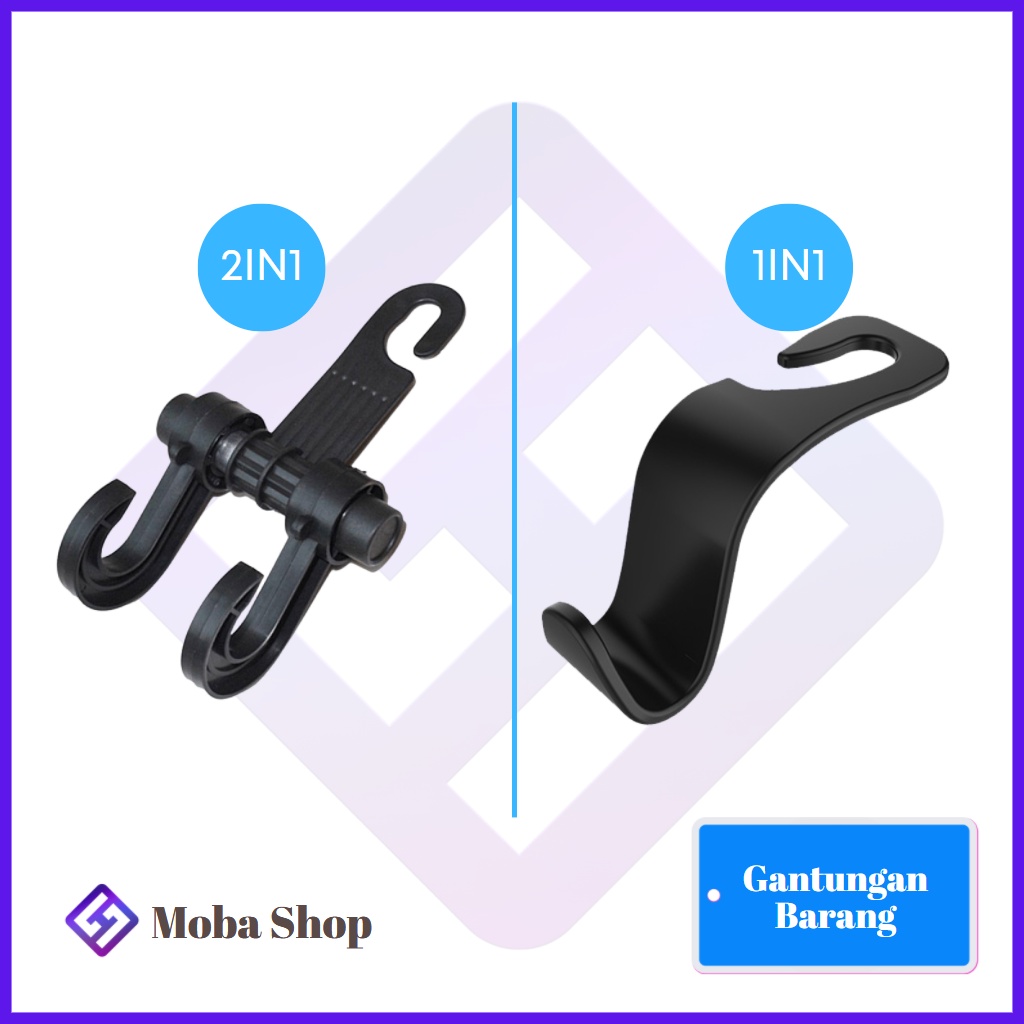 Jual Gantungan Barang Mobil Hook 2 In1 Multifungsi | Shopee Indonesia