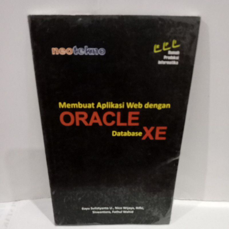 Jual Membuat Aplikasi Web Dengan Oracle Database Xe Shopee Indonesia