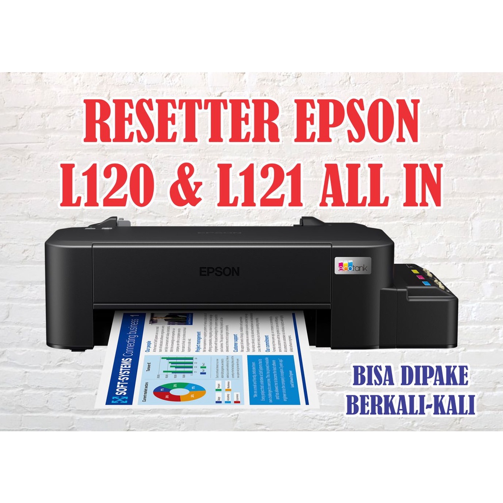 Jual RESETTER / RESET PRINTER EPSON L120 L121 | Shopee Indonesia