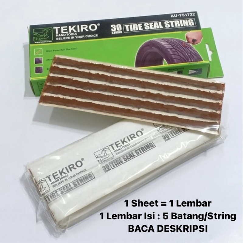 Jual Lem Tambal Ban Tubles TEKIRO Lem Penyumbat Ban Tubles Lem Cacing ...