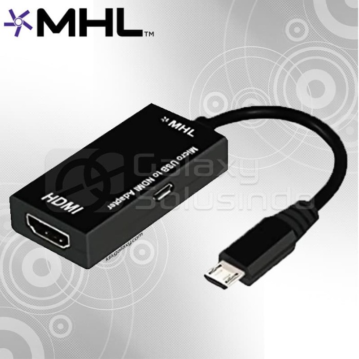 Jual Kabel Micro USB ke HDMI Adapter Connector Converter Sambungan MHL ...
