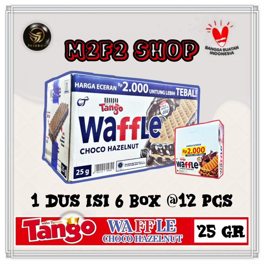Jual Tango Wafer Waffle Choco Hazelnut | Krim Cokelat Sachet - 25 gr ...