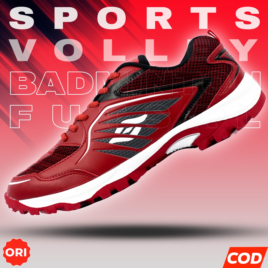 Jual Sepatu pria / sepatu olahraga voli badminton volley pria / Sapatu ...