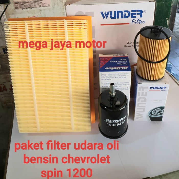 Jual Filter Oli Mobil Paket Filter Udara Oli Bensin Chevrolet Spin 1200 ...