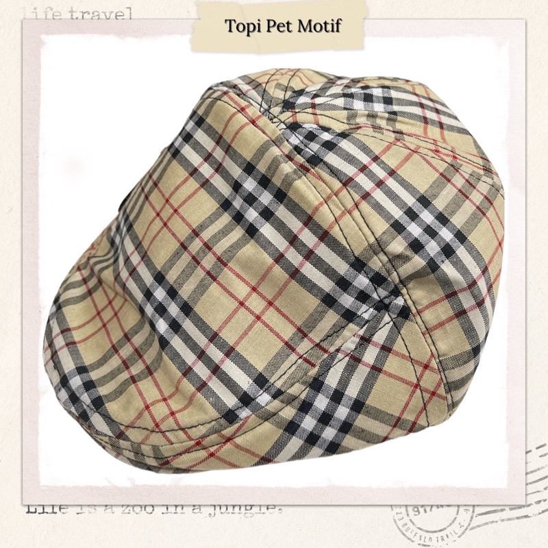 Jual Topi Pet Motif - Topi Pelukis - Topi Seniman - Topi Sutradara ...