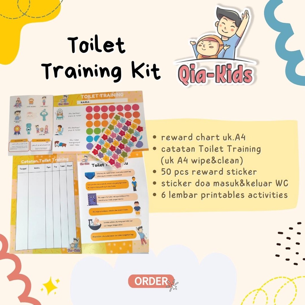 Jual Qiakids Toilet Training Chart | Shopee Indonesia