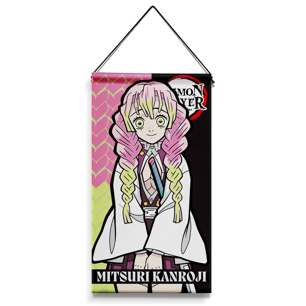Jual Roll Banner Poster Gantung Dinding Anime Demon Slayer Wall Decor ...