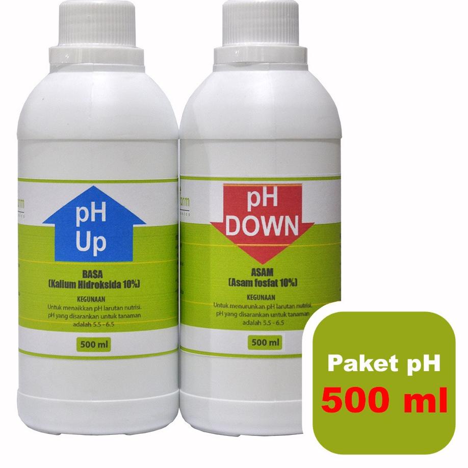 Jual New Collection--Jirifarm pH Down dan pH Up Untuk Nutrisi Tanaman Hidroponik 500 ml Cair ...