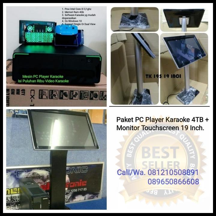 Jual Paket Mini Pc Karaoke 4Tb + Led Touchscreen 19 Inch | Shopee Indonesia