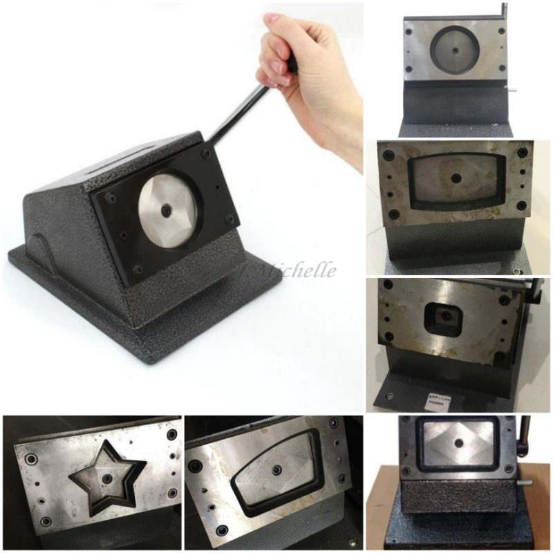 Jual Mesin Plong PVC Bentuk Bulat Kertas Pin Button/Creative/Kotak ...