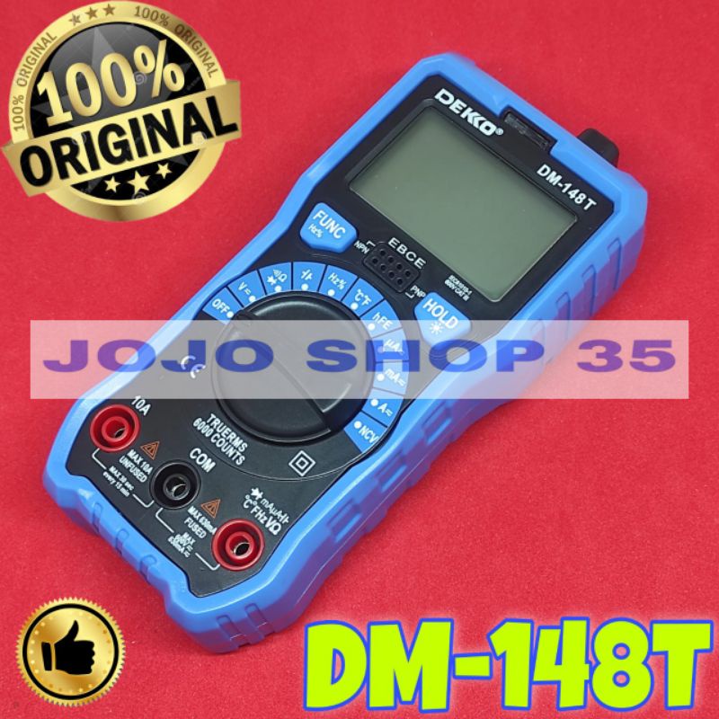 Jual DEKKO DM148T DIGITAL AVOMETER DM 148T DEKKO DM 148T DEKKO ...