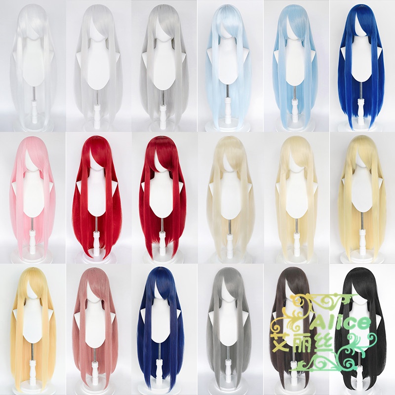Jual WIG COSPLAY ALICE / YWAILISI + CRIMPING 100CM LURUS MULTI COLOUR ...